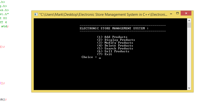 Simple Electronic Store Management System In C Free Source Code Sourcecodester